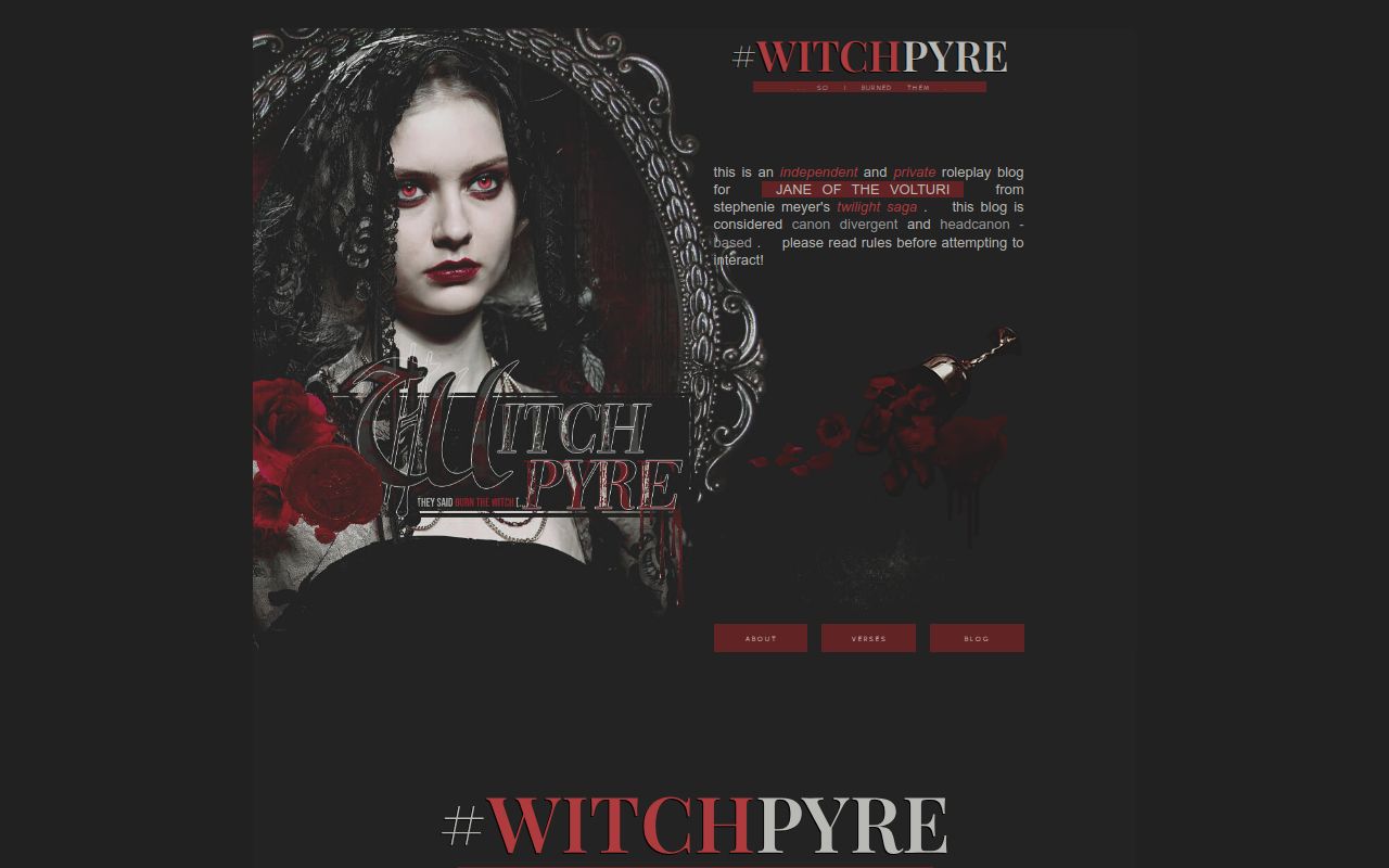 THEY SAID, "BURN THE WITCH!"